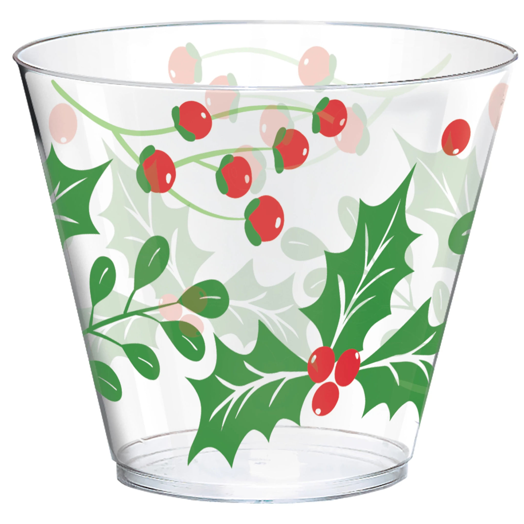 Vasos De Plástico Navideños 40 Piezas 9 Onzas Servicio De Mesa Partycity